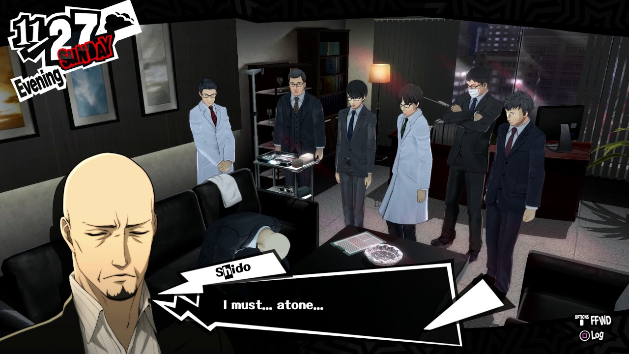 Persona 5 - 11/27: Masayoshi Shido Breaks Down & Has a Change of Heart ...