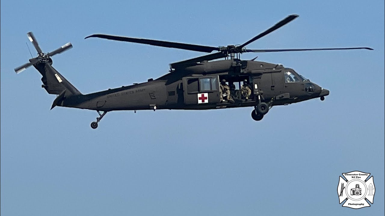 PA National Guard MedEvac Blackhawk Demonstration - YouTube