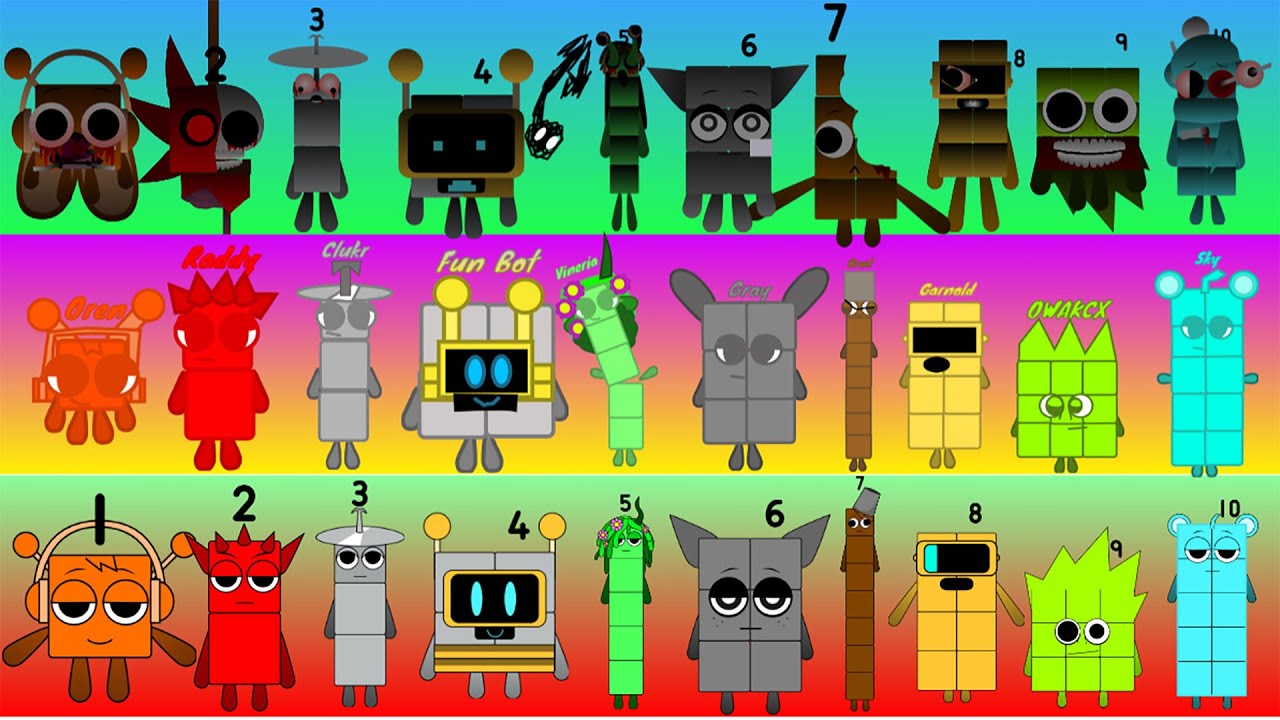 The Battle Sprunkiblocks Band (1 - 10) NEW MUSIC 2025!!! - YouTube