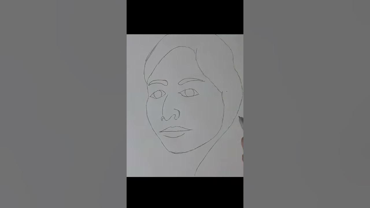 Malala Yousafzai Sketch Malala Yousafzai Drawing How To Draw Malala Yousafzai Youtube
