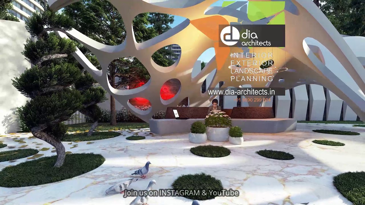 Dia Architects - Parametric Shelter for Park Design - YouTube