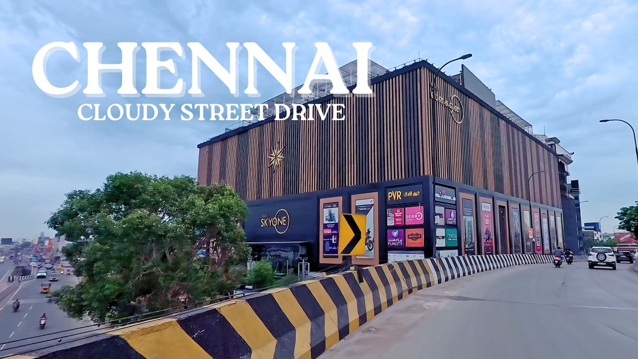 Chennai Cloudy Drive | Choolaimedu Streets [4K] - YouTube