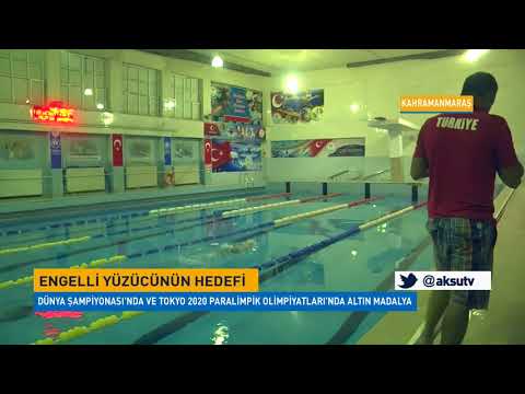 Engelli yüzücünün hedefi, dünya ve olimpiyat şampiyonluğu