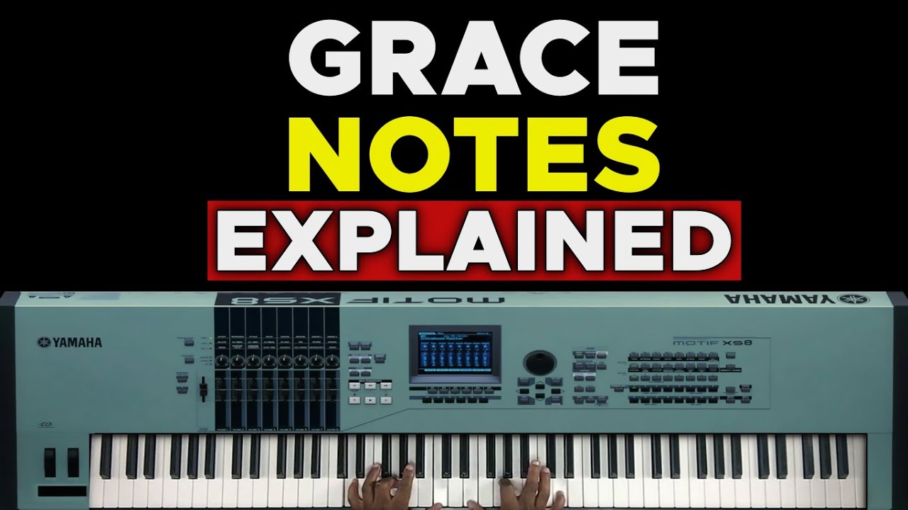 HOW TO ADD GRACE NOTES - YouTube