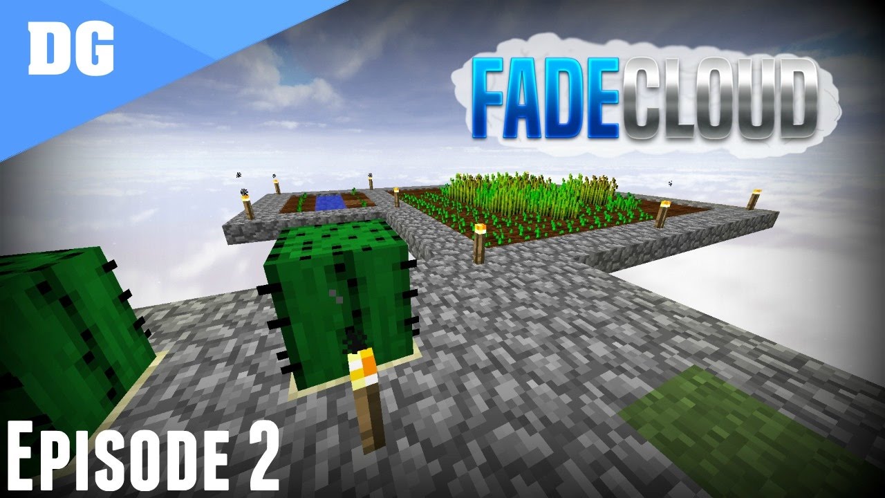 Minecraft FadeCloud Skyblock - Episode 2 - "Time to Farm!" | Let's Play ...