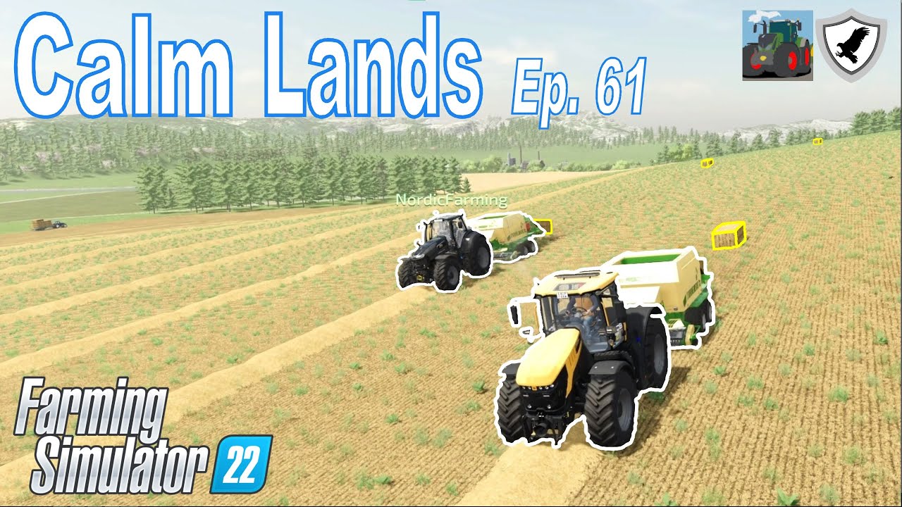 STRAW BALING! - FS22 MP w Nordic - Calm Lands Ep. 61 - YouTube