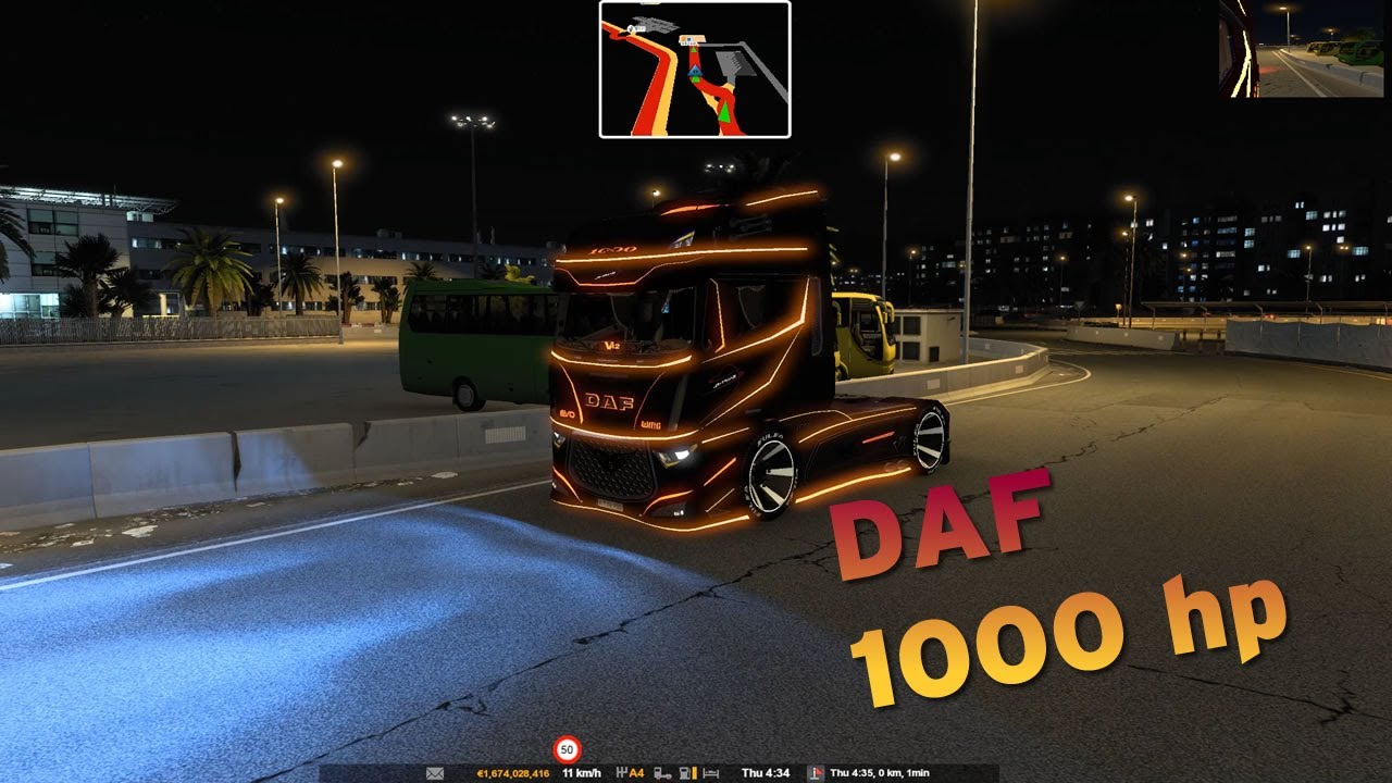 High Speed hauling on DAF EVO WING V12 - 1000hp - YouTube