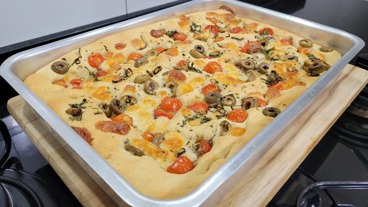 FOCCACIA - uma receita incrível - YouTube