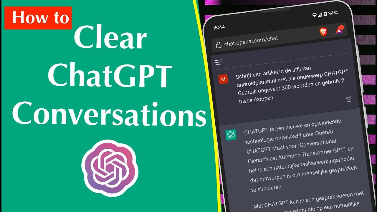How To Delete ChatGPT History Clear ChatGPT Conversations YouTube How To Delete ChatGPT History Clear ChatGPT Conversations YouTube