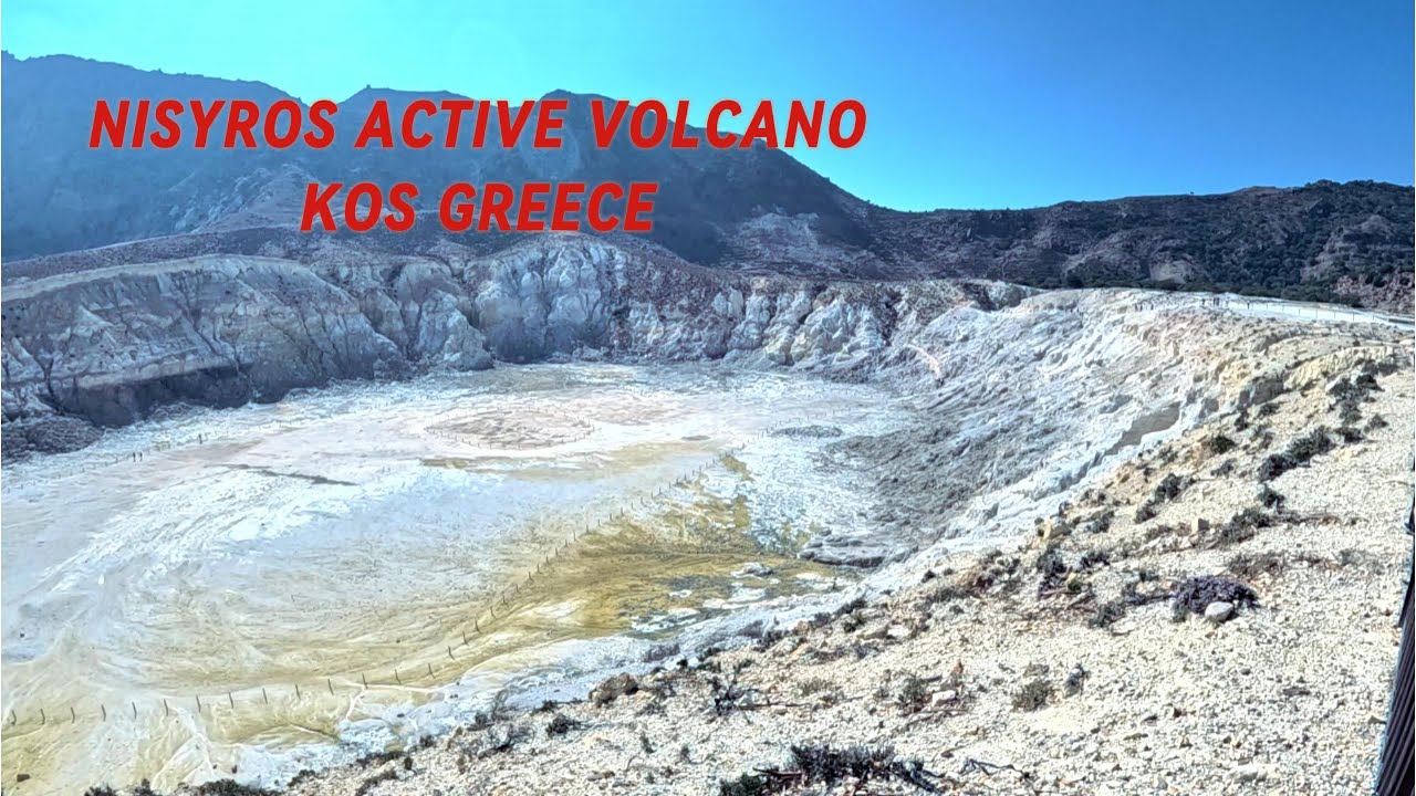 NISYROS ISLAND ACTIVE VOLCANO KOS GREECE - YouTube