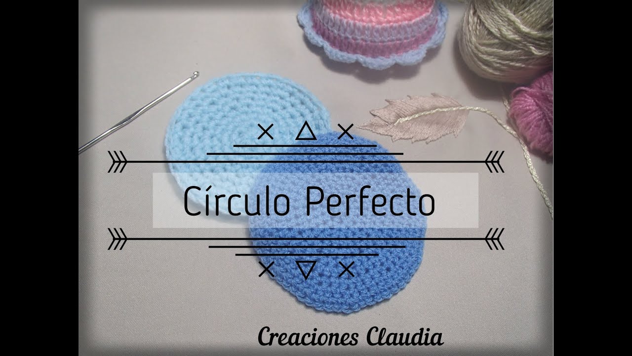 Círculo Perfecto - Crochet - YouTube