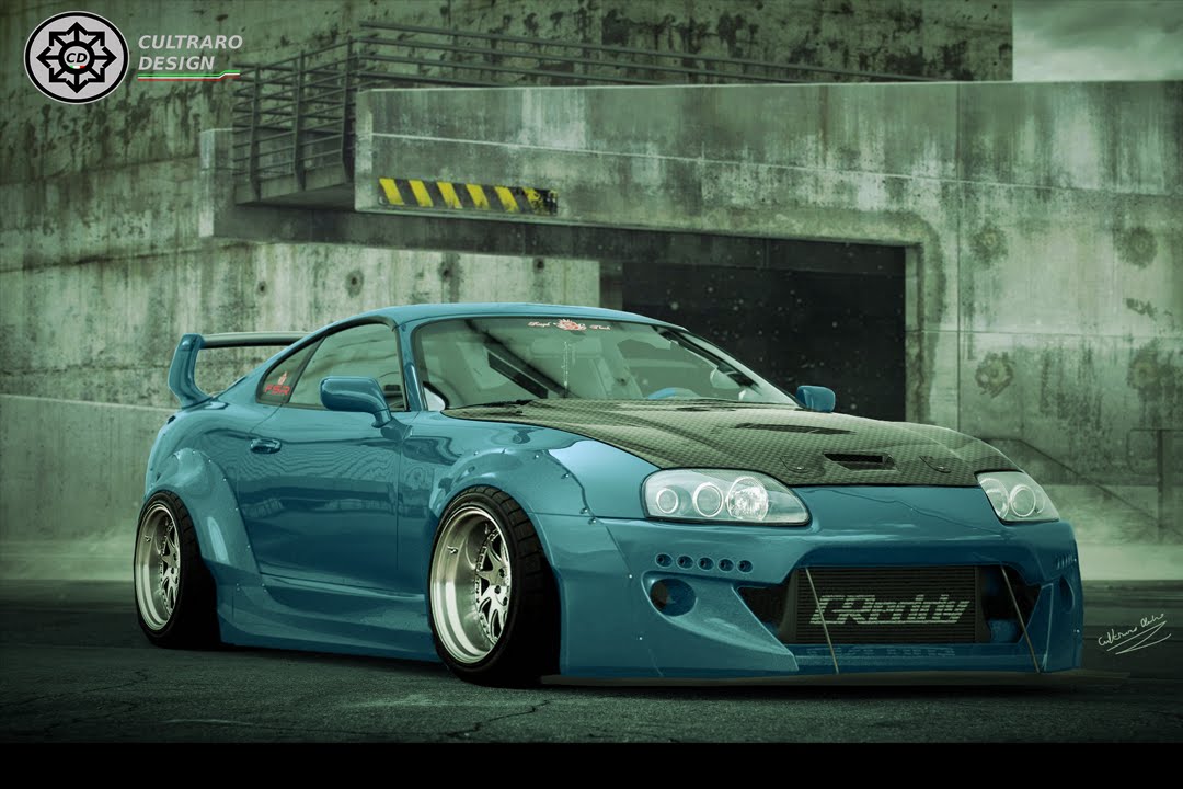 Virtual Tuning #136 Toyota Supra Virtual Tuning | Photoshop HD - YouTube