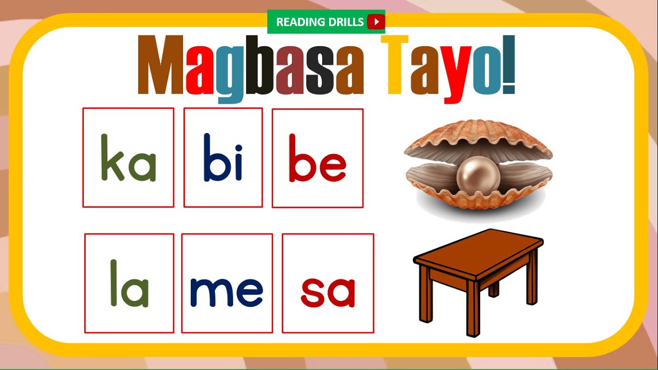 MATUTONG MAGBASA NG MGA SALITANG MAY TATLONG PANTIG - MATUTONG MAGBASA ...