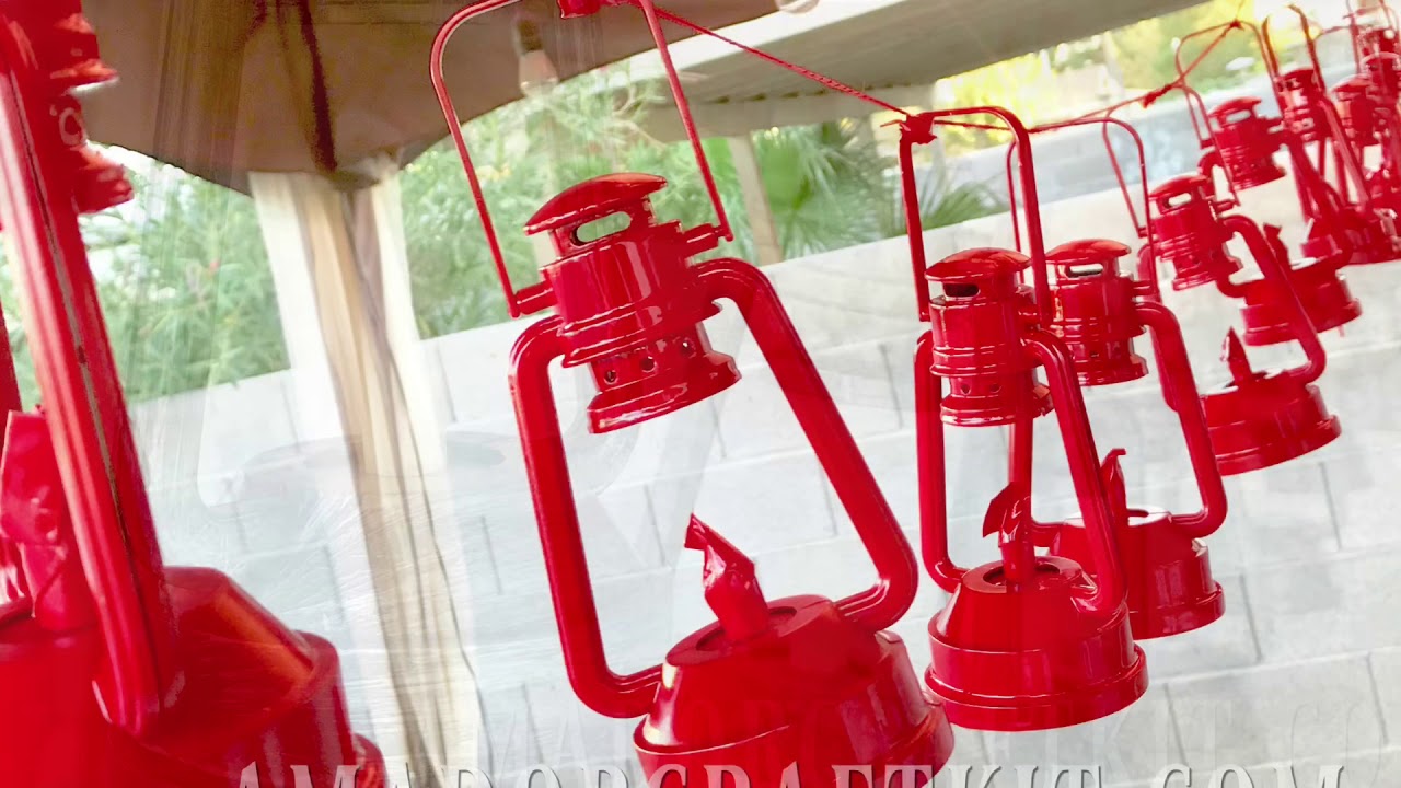 Rustic Christmas Lantern Tutorial With Dollar Tree Products - YouTube