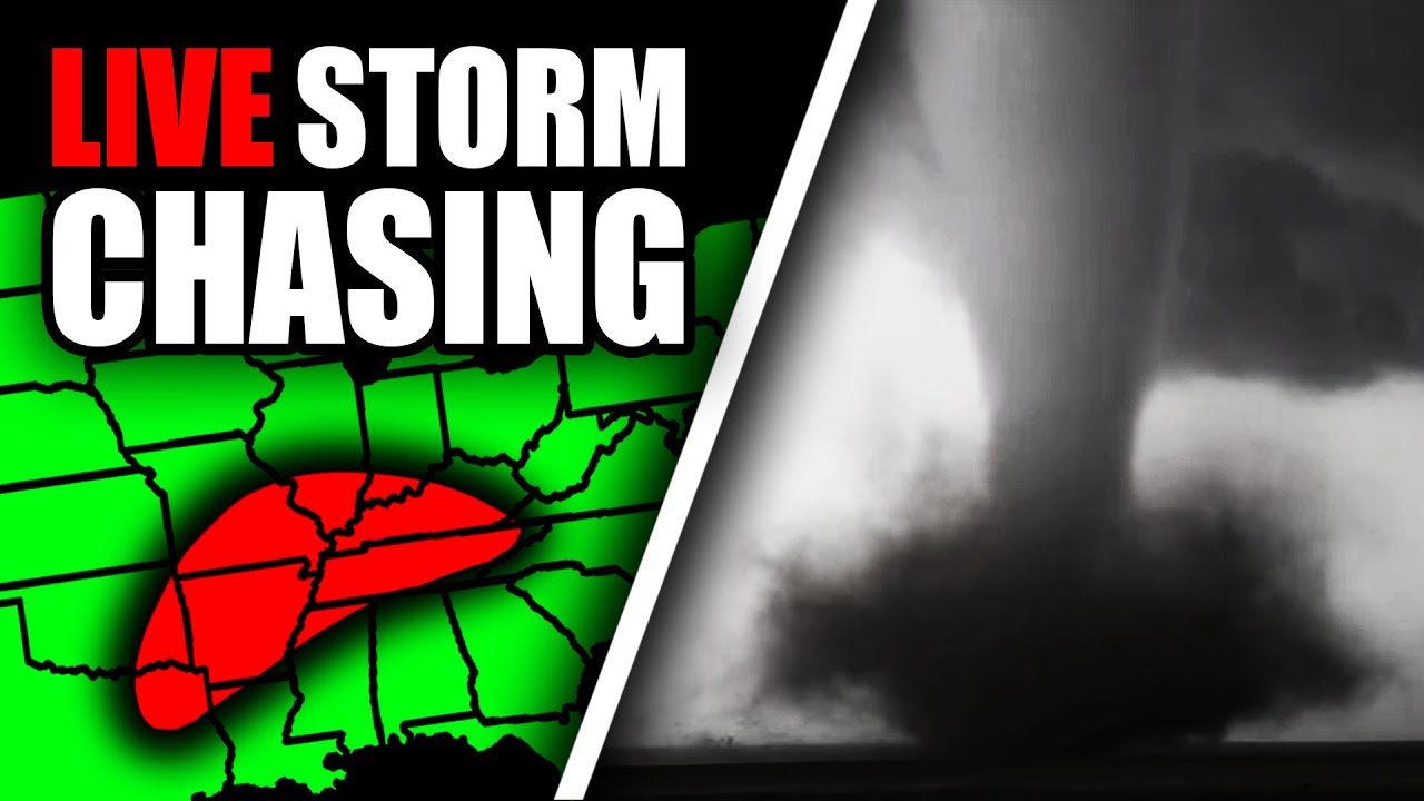 🔴LIVE STORM CHASING! Multi-State Significant Tornado Outbreak - YouTube