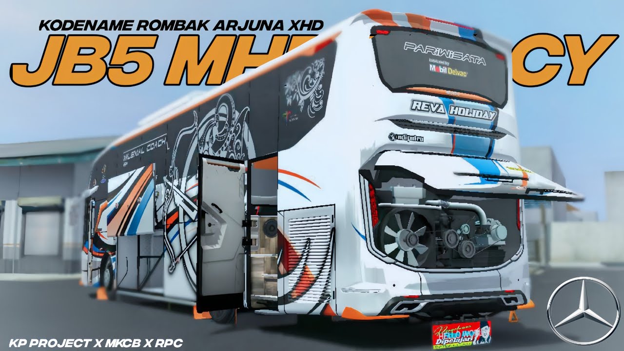 KD $ ROMBAK BUS ARJUNA XHD TO JB5 MHD MERCY || BUSSID V.4.3.2 - YouTube