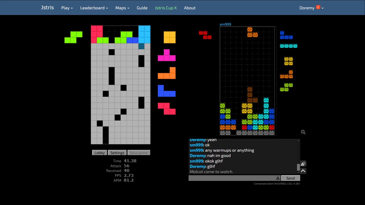 [Jstris] Jstris Cup X: vs. sm999 (09-08-2020) - YouTube