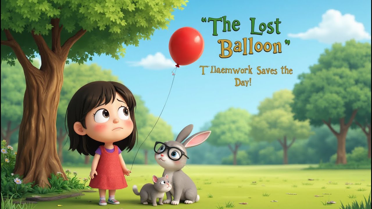 The Lost Balloon – A Story About Friendship and Teamwork | Cartoon with ...
