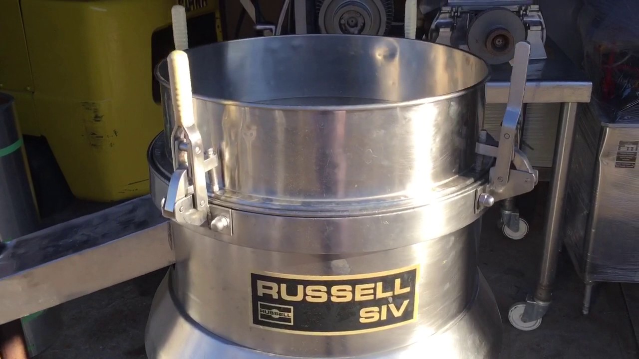 Russell Vibratory Sifter - YouTube
