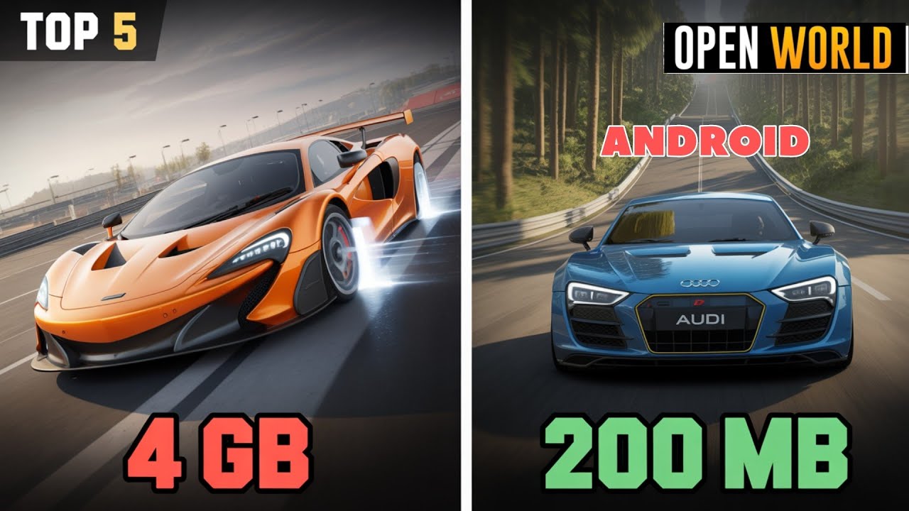 Top 5 Crazy REALISTIC Open World Car Racing Game Like Forza horizon for ...