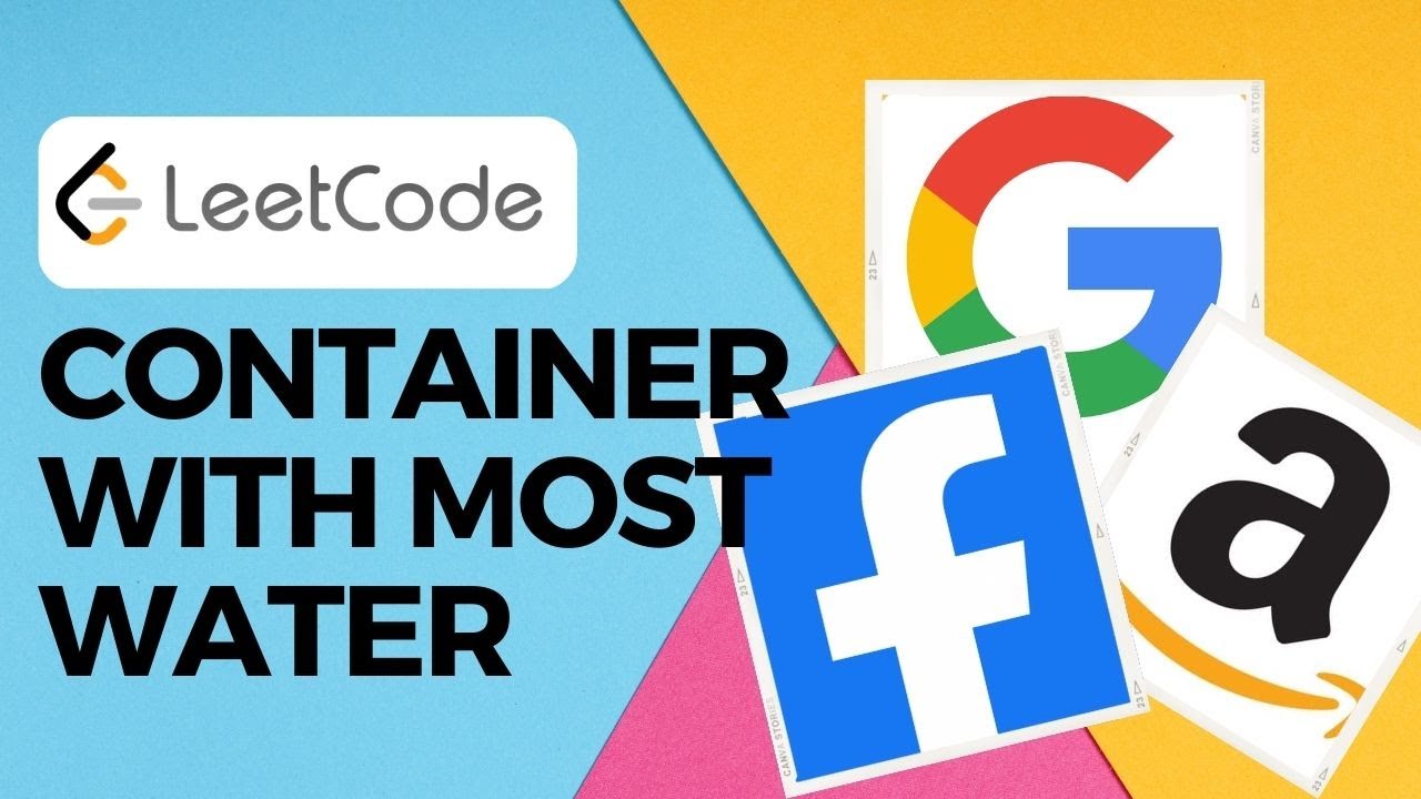 Container With Most Water 🔥 Leetcode 11 Medium Java Youtube 8948