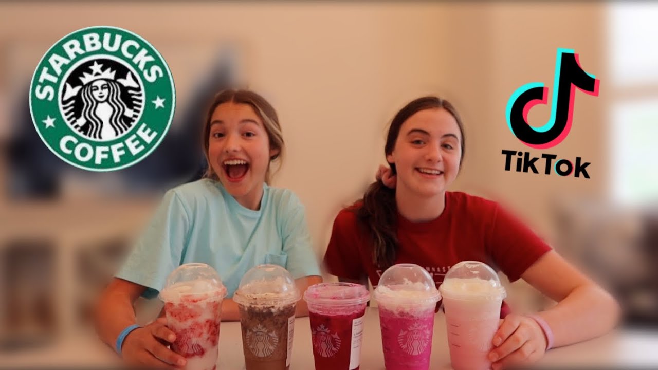 Trying Viral Tik Tok Starbucks Drinks Youtube