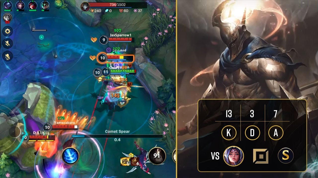 Wild Rift | S Tier Pantheon Gameplay Rank Season 6 - YouTube