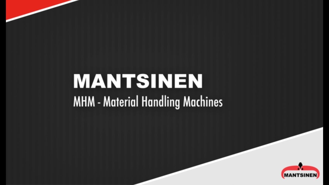 MANTSINEN - MHM - Material Handling Machines - Presentation 2016 - YouTube