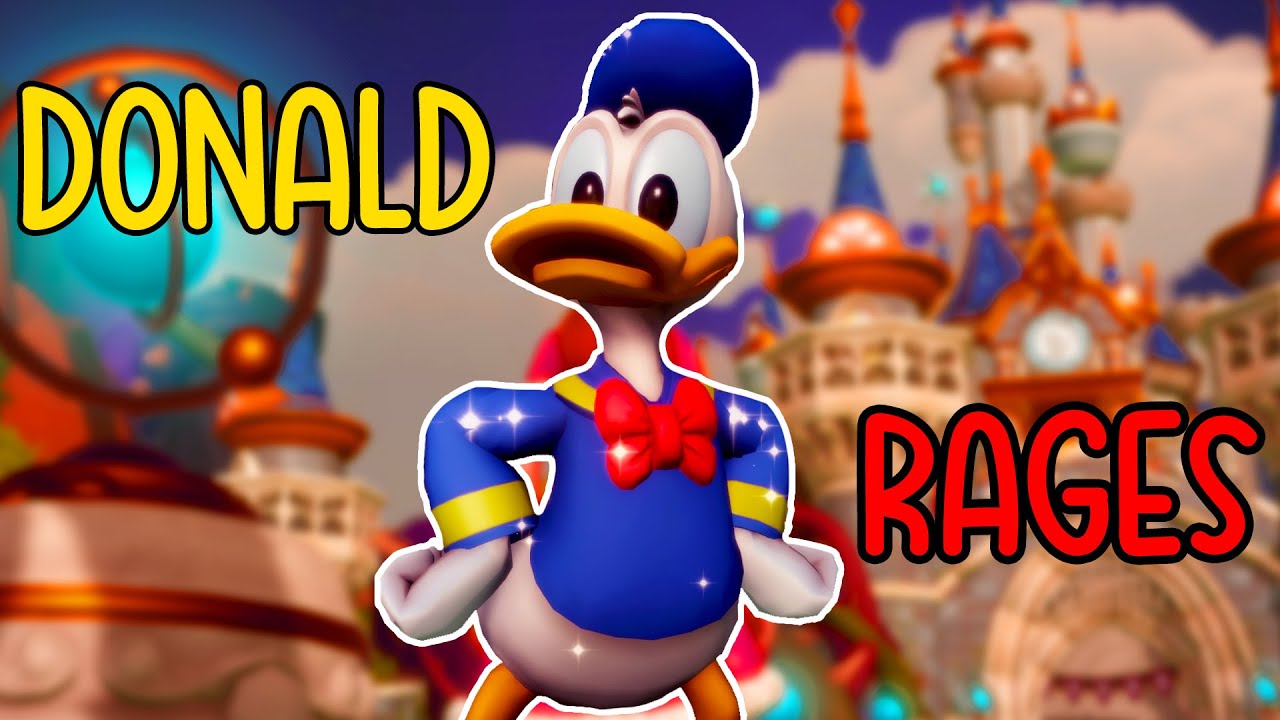 Donald Duck Rage Compilation 🦆| Disney Dream Light Valley - YouTube