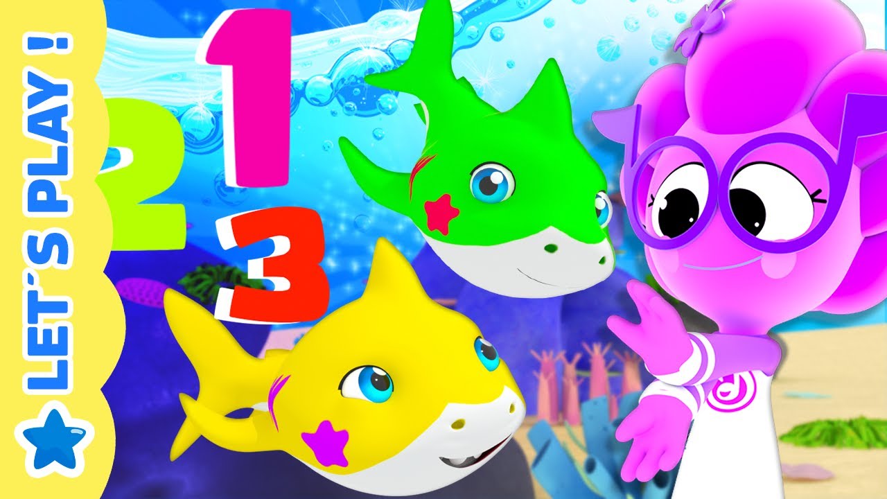 Baby Shark Numbers | Minituns💚Nursery Rhymes & Kids Songs🌈 FOR KIDS ...