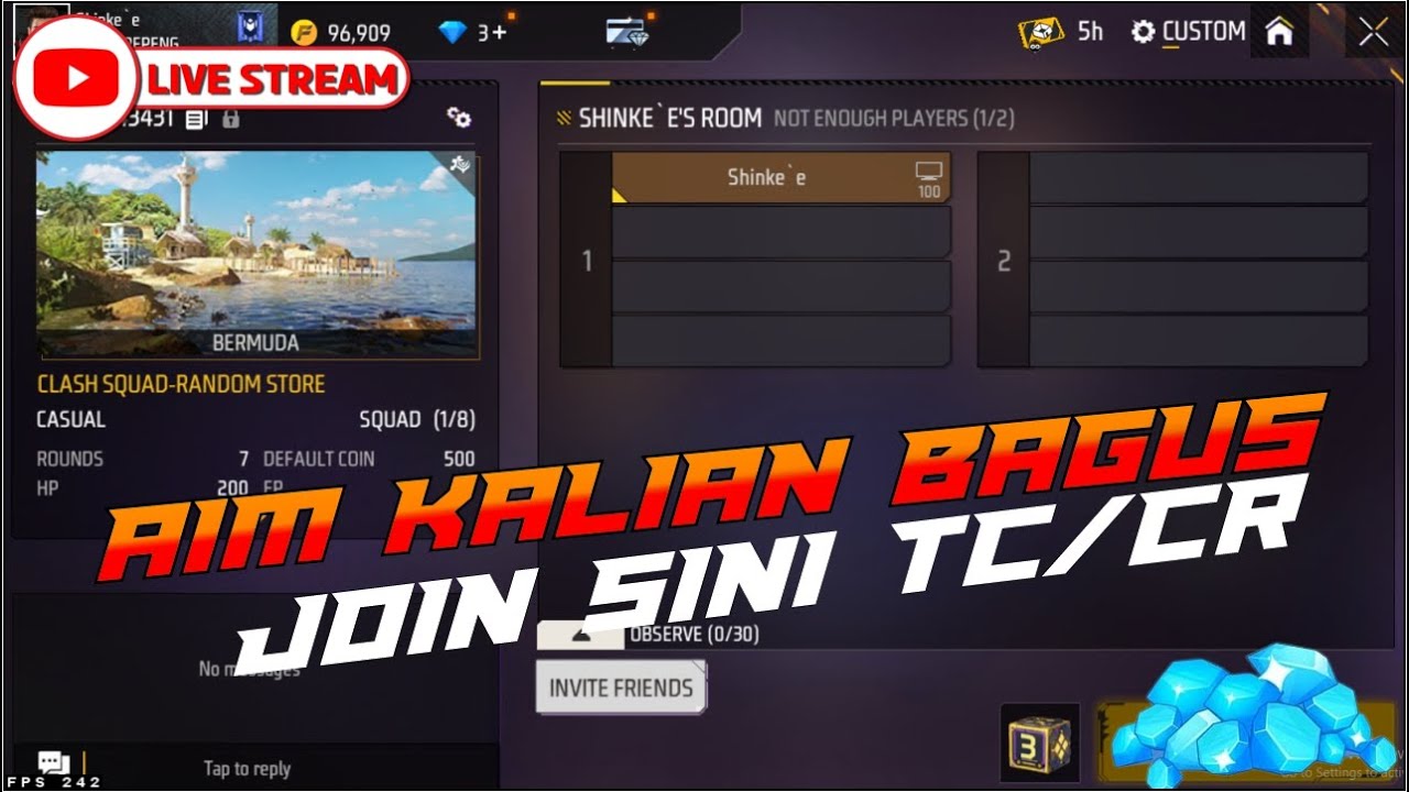 1VS1 5K, VIP 5K gass langsung!!! - YouTube