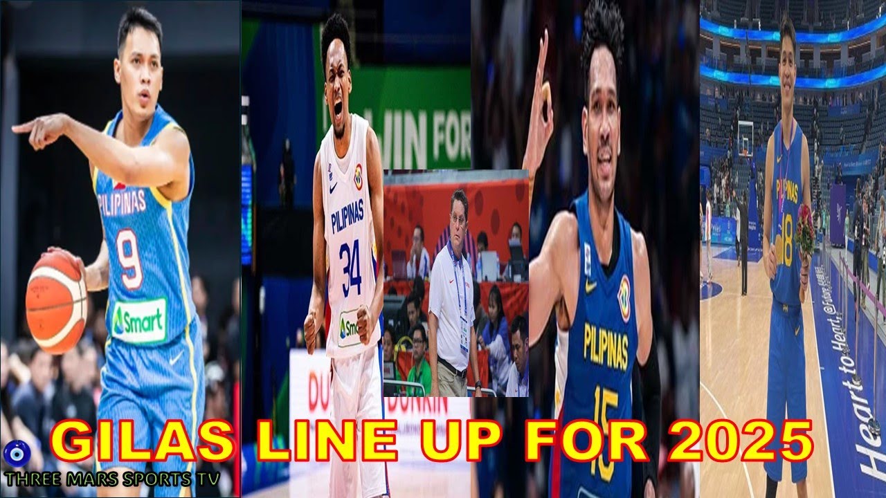 GILAS PILIPINAS LINE UP OR ROSTER FOR 2025 WINDOW | GILAS PILIPINAS ...