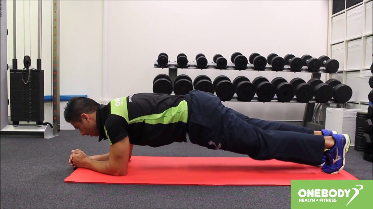 Plank with Knee Drops - YouTube