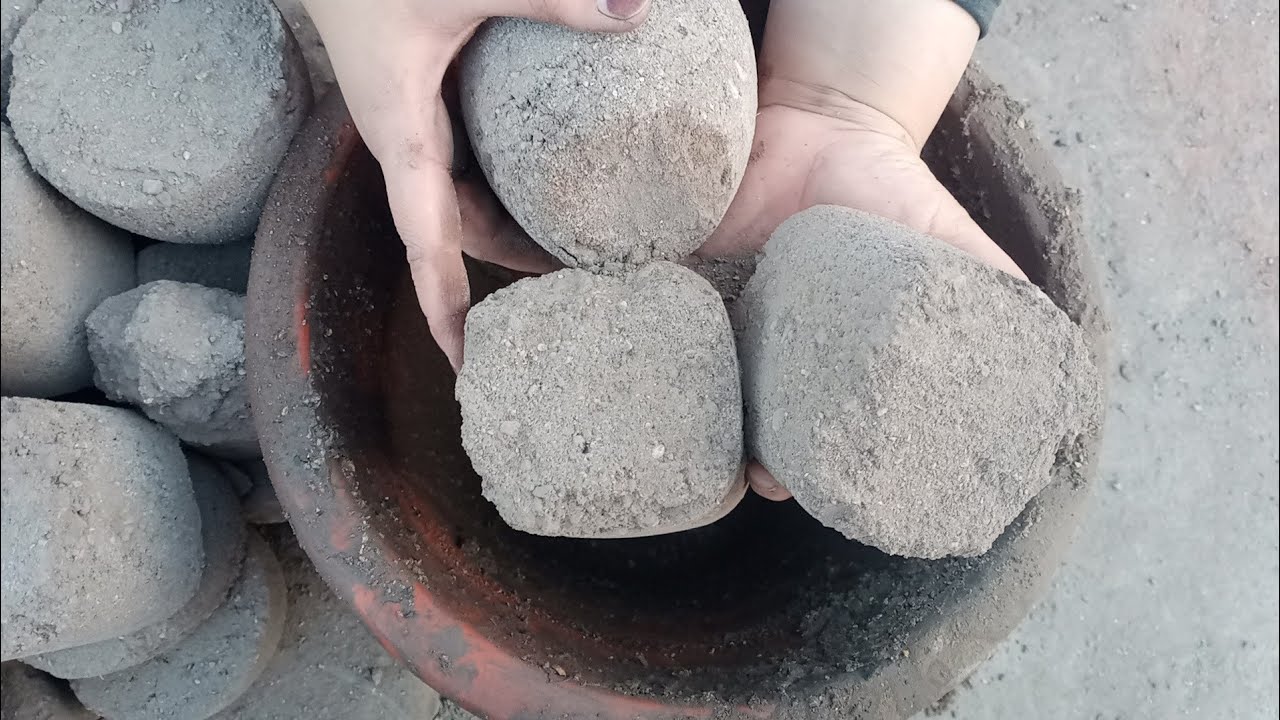 ASMR: New || Extra Dusty Crispy Smashing Whole Crushing in Messy Clay ...