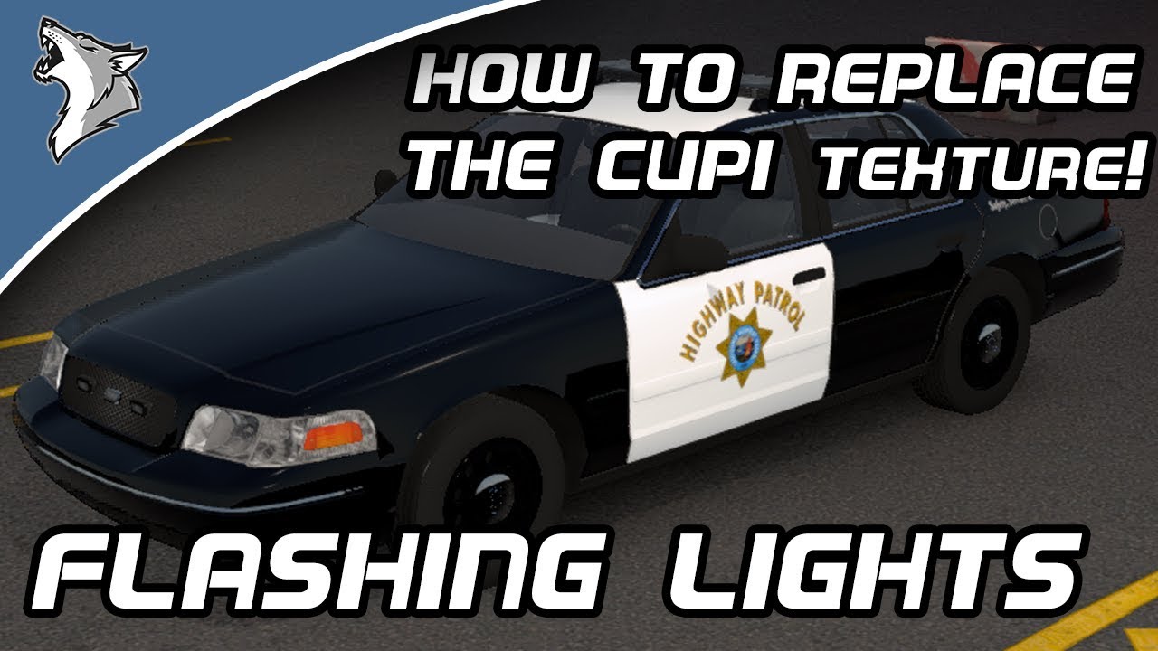 Flashing Lights: How to replace the CVPI texture! - YouTube