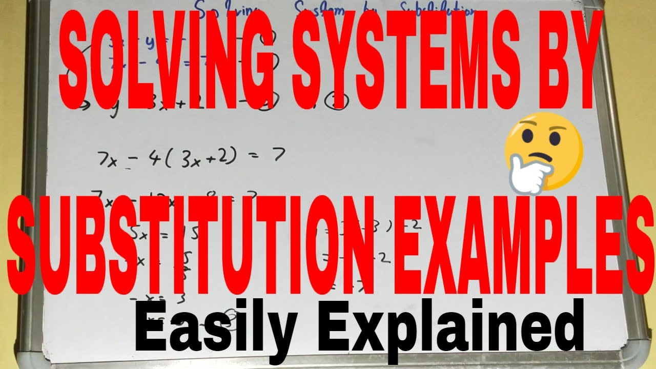 Solving Systems By Substitution Examples How To Solve Systems By solving-systems-by-substitution-examples-how-to-solve-systems-by