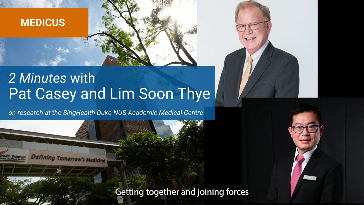 2 Minutes With Professors Pat Casey and Lim Soon Thye | MEDICUS 2022 ...