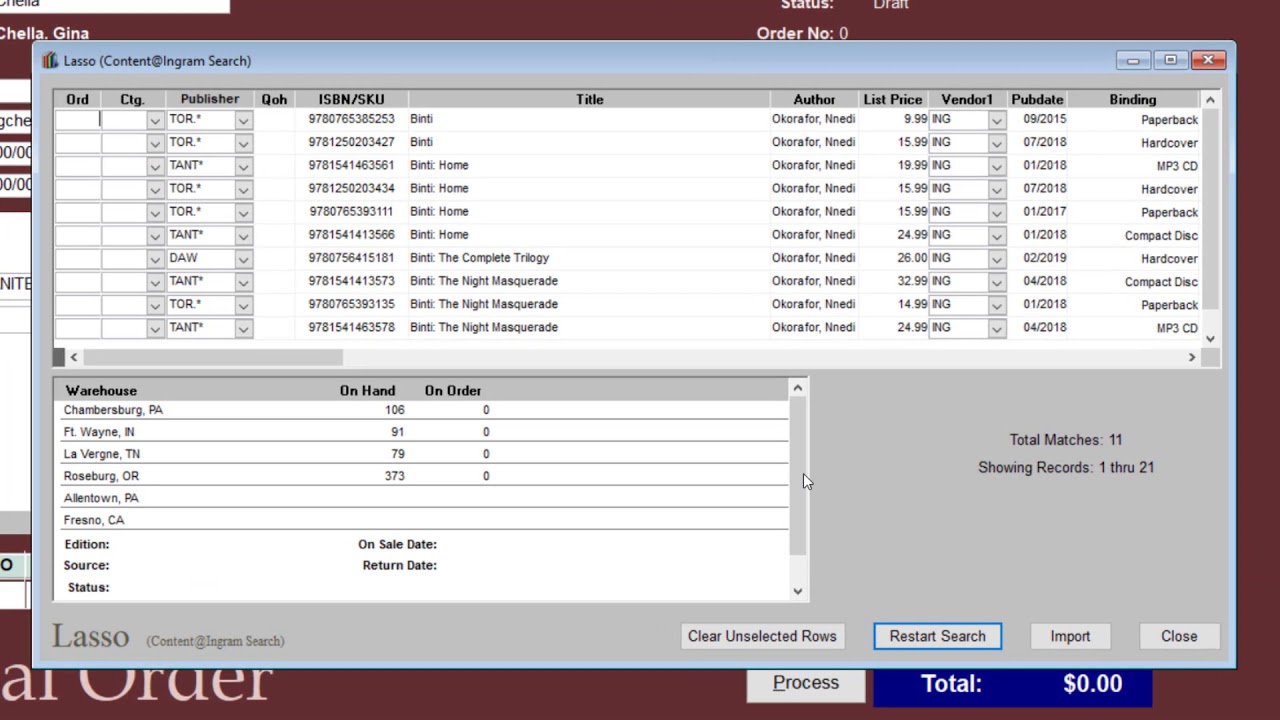 Special Orders Video (Version 16) - YouTube