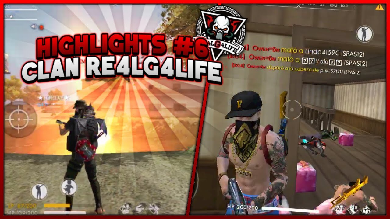 HIGHLIGHTS #6 \\ CLAN RE4LG4LIFE // FREE FIRE ⚔️ 💣 - YouTube