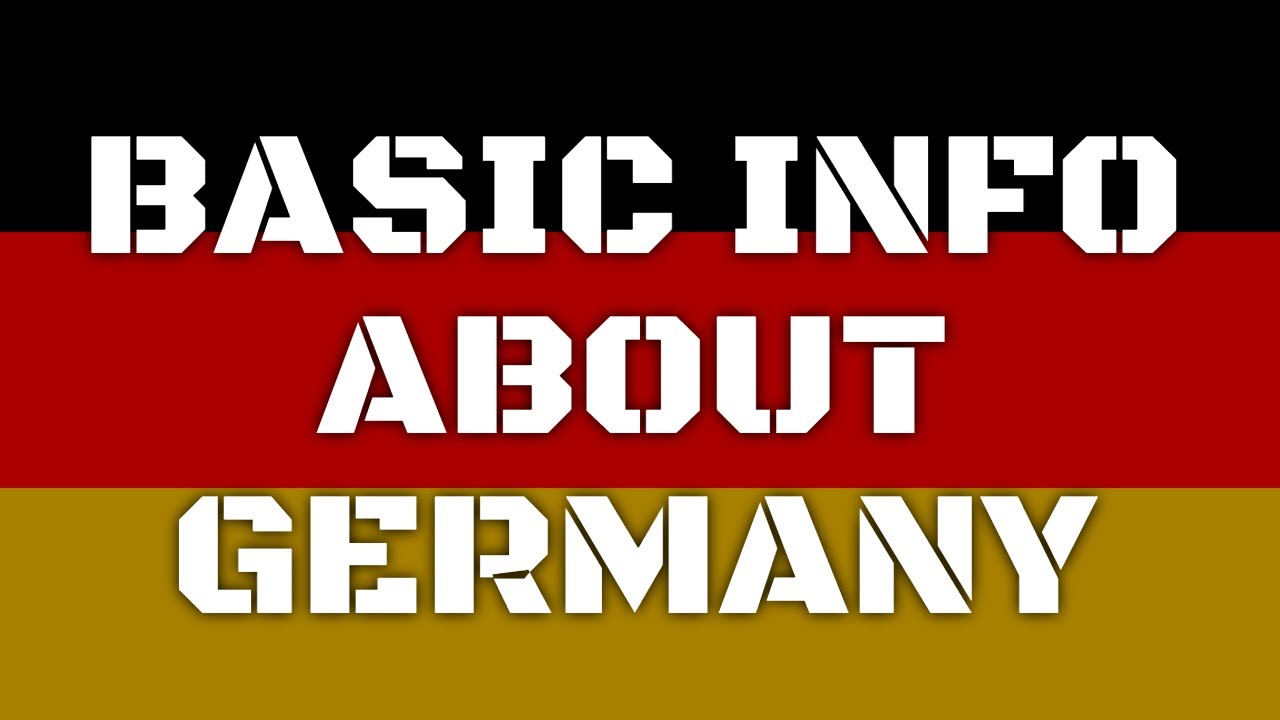 Germany | Basic Information | Everyone Must Know - YouTube