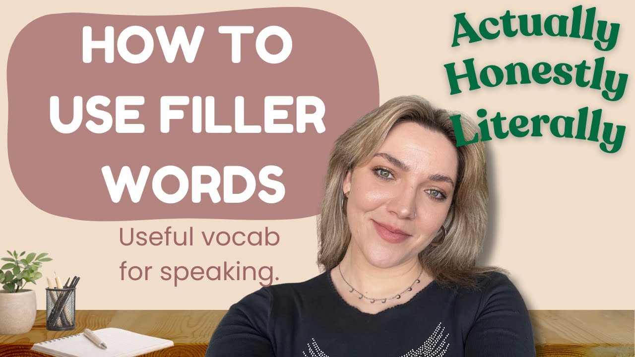 Filler words are important! - Learn how to use them correctly. - YouTube