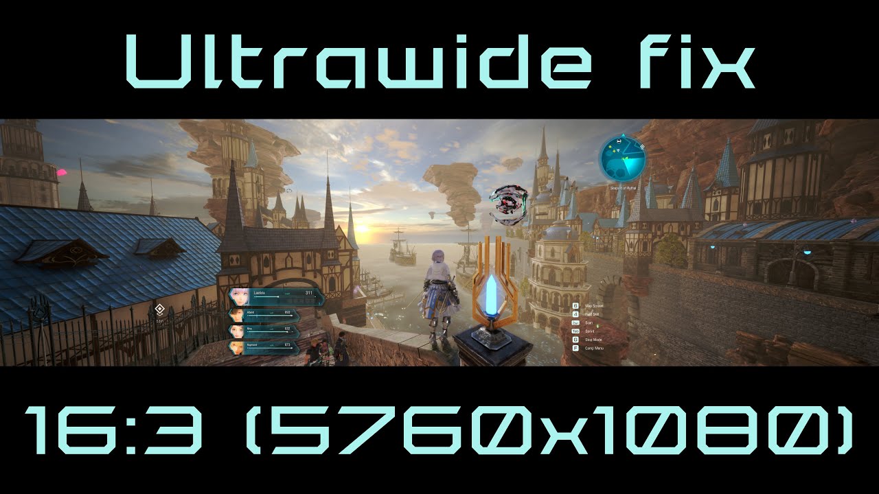 Star Ocean 6: The Divine Force - Ultrawide fix 16:3 (5760x1080) - YouTube