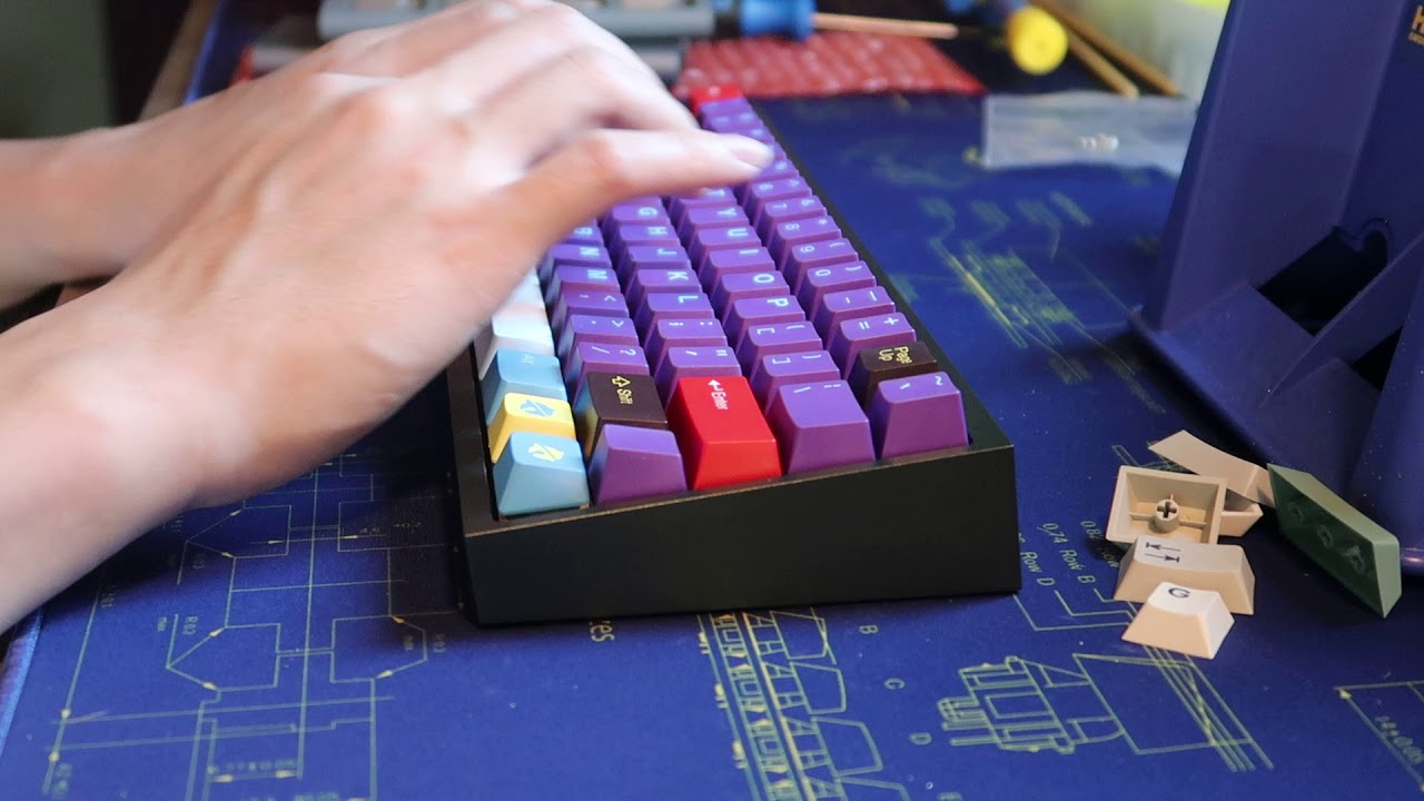 Test DZ60+Outemu Sky 68g w/ TOFU 60% - YouTube