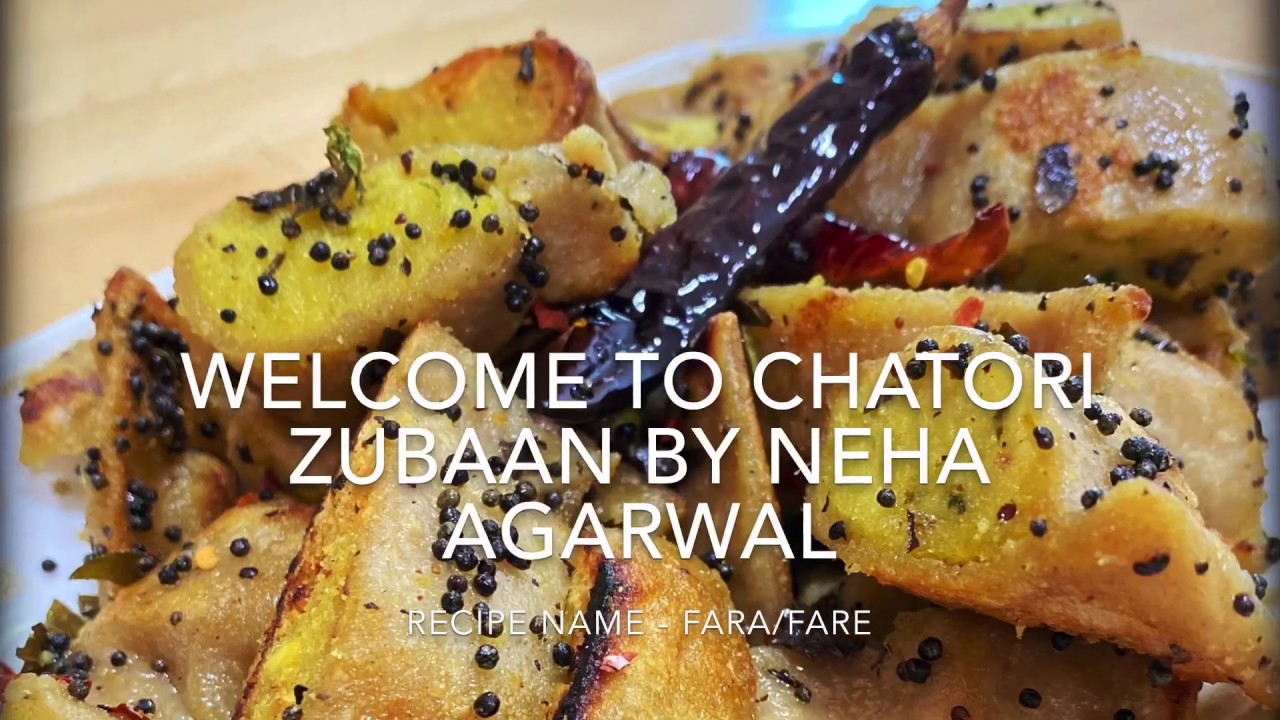 Fara/Fare Recipe - Nashta - Healthy Breakfast | Chatpata Nashta - YouTube