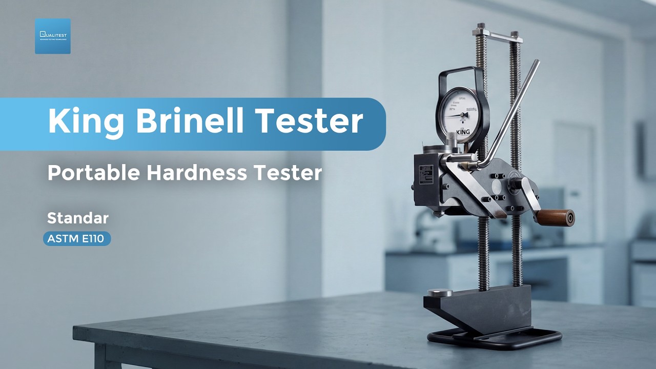 King Brinell Hardness Tester - How to Operate | WorldofTest.com - YouTube