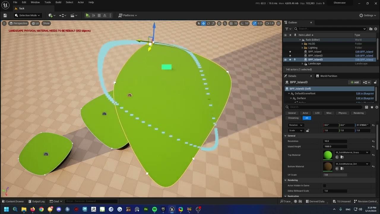 Procedural Island Generator using Splines in UE5.2 - YouTube