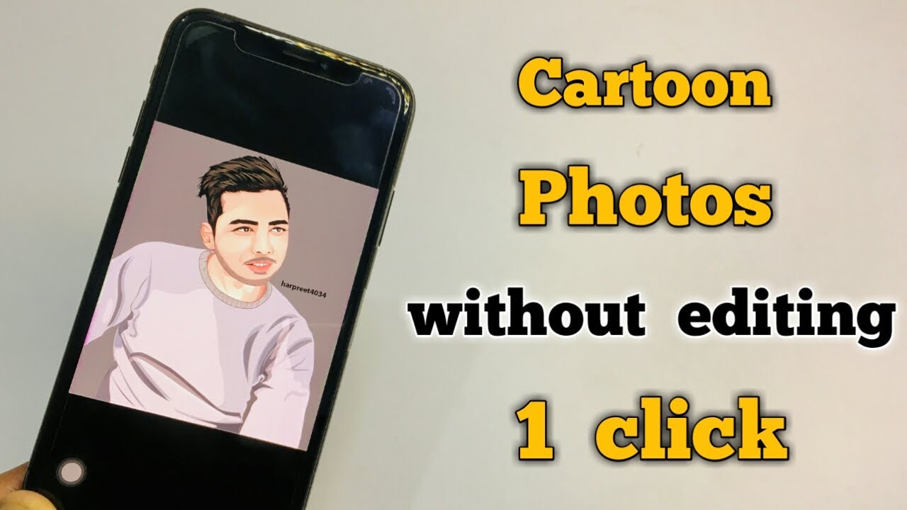 Make Portrait Cartoon Photos Without Editing in iPhones 🔥🔥 - YouTube