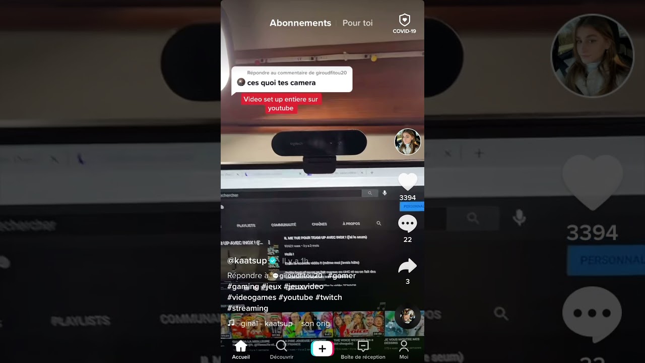 Kaatsup présente son setup (nouveau TikTok) - YouTube