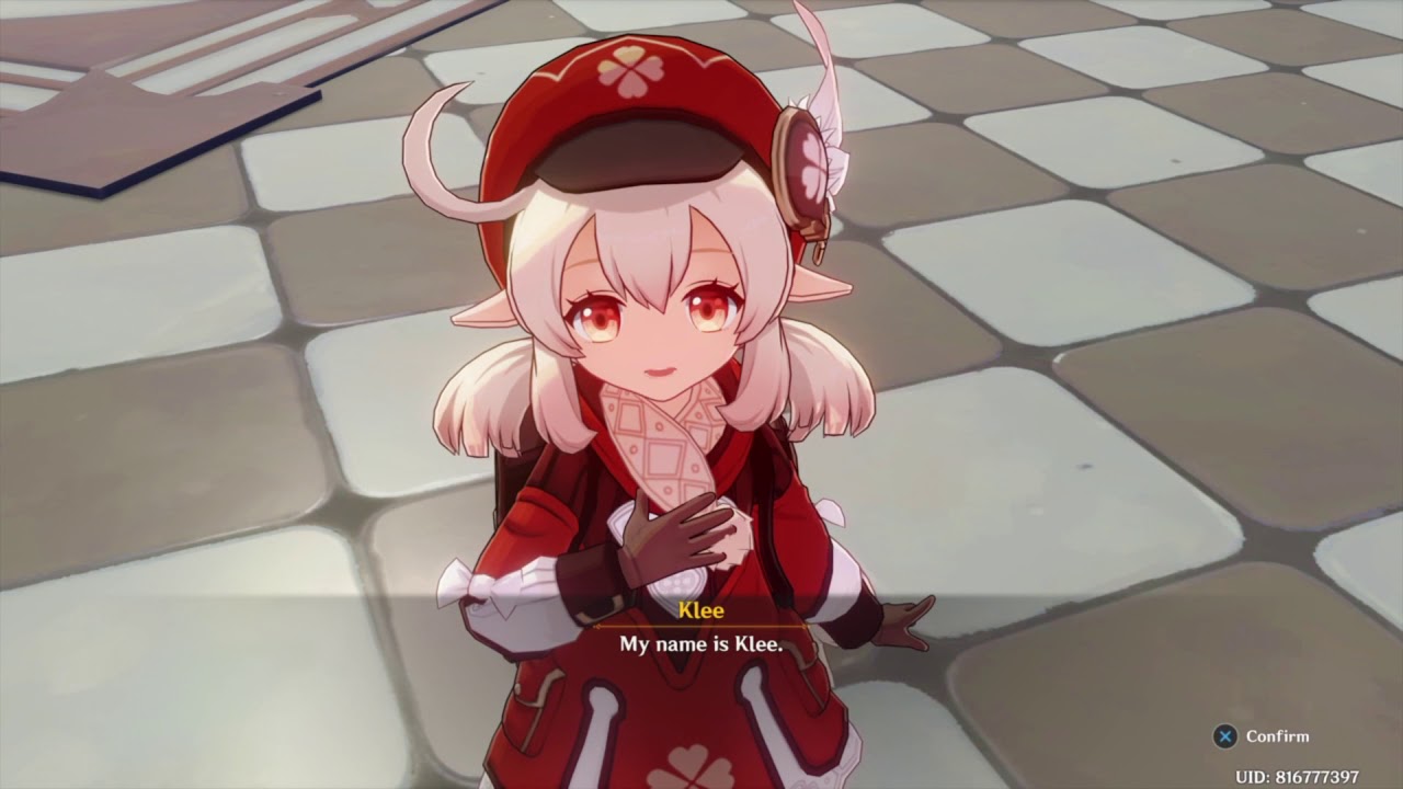 KLEE FIRST CUTSCENE JAPANESE VA GENSHIN IMPACT - YouTube