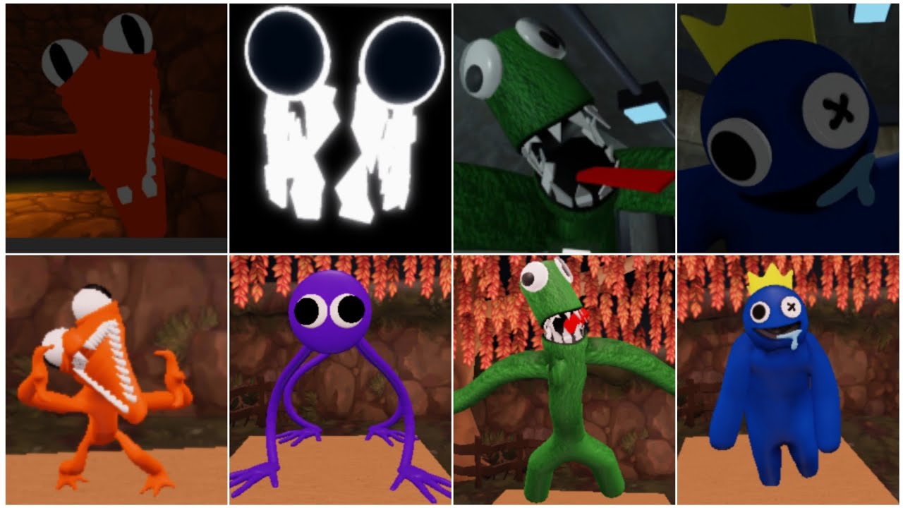 Rainbow friends chapter 1 Jumpscares vs roleplay/ ROBLOX 🌈🎮 - YouTube